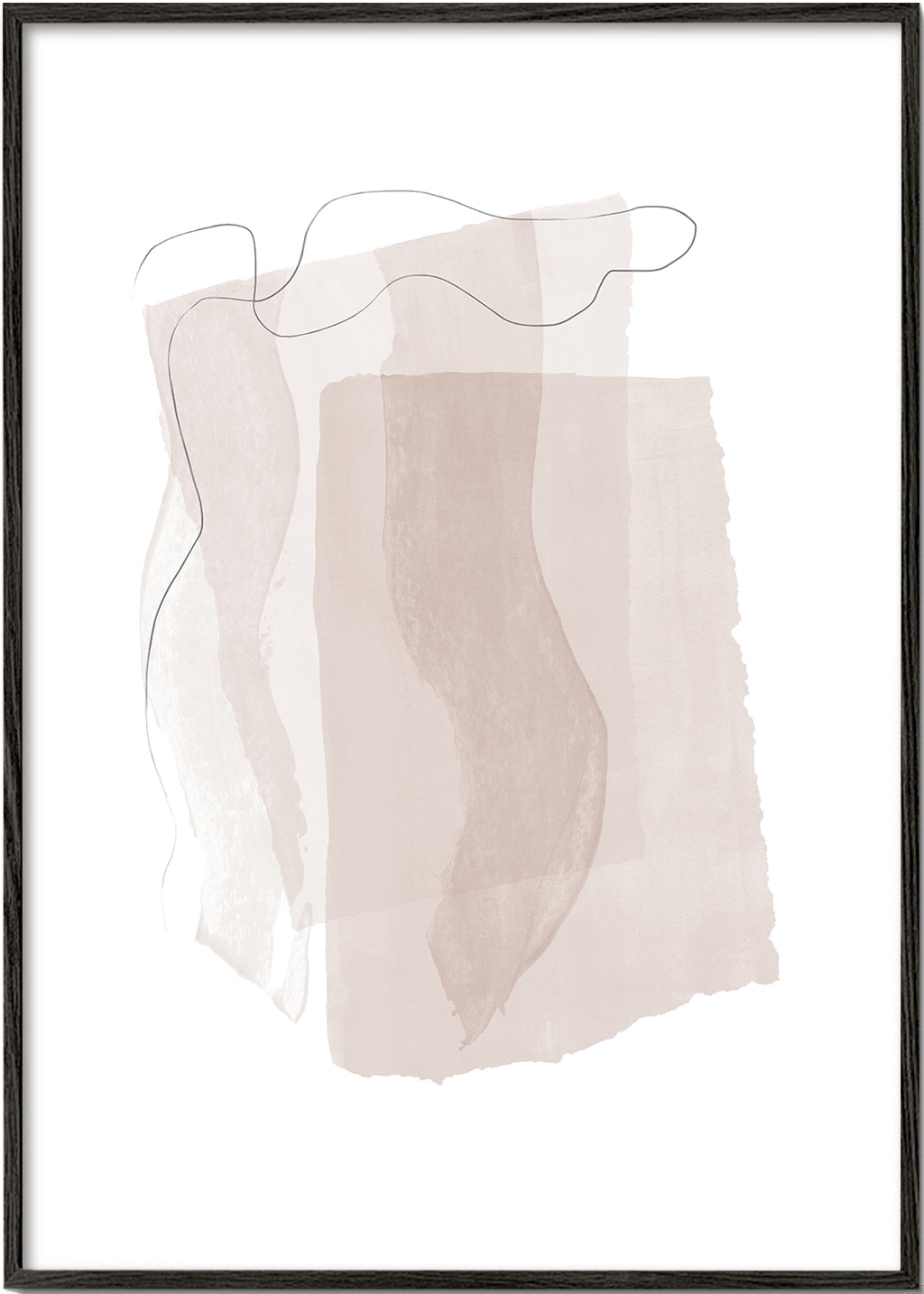 Abstract N 38 - Neutral Colors poster | Wall art, framed prints and ...